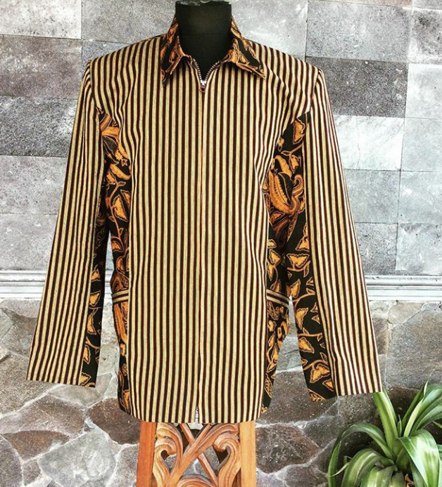 Batik Lurik Pedan Klaten: JASKET LURIK KOMBINASI