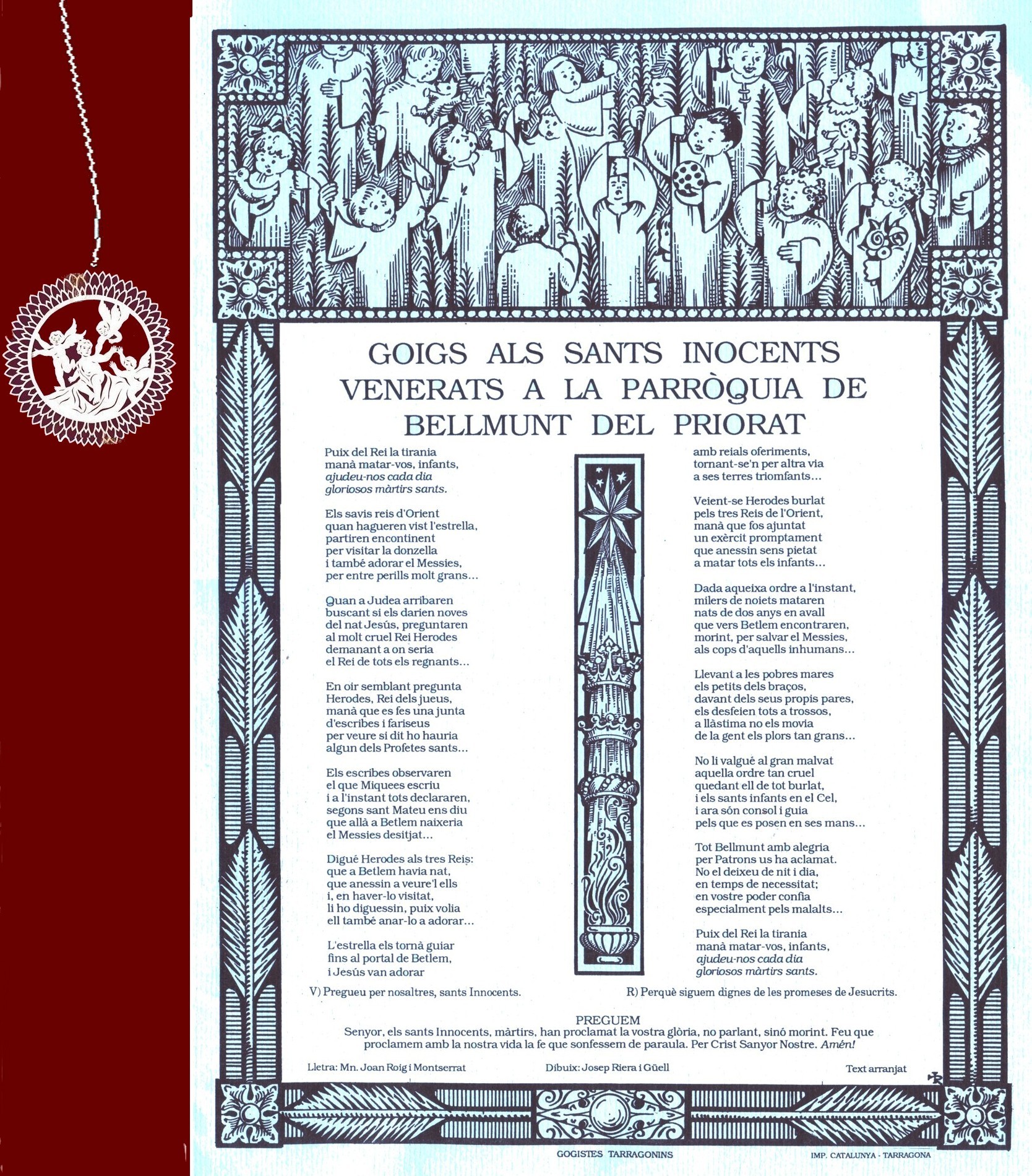 biblio goigs: Goigs als Sants Innocents, venerats a Bellmunt del ...