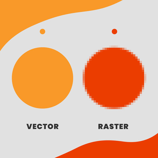 Know the Difference Between Vector & Raster Images!