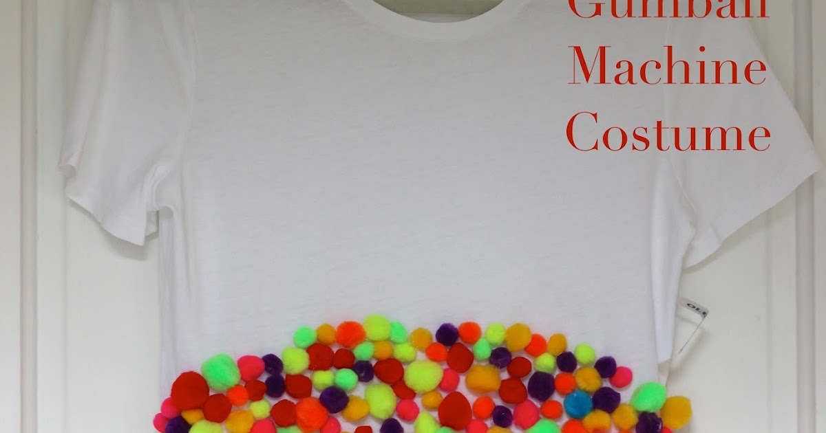 Preppy by the Sea: DIY Gumball Machine Costume