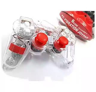 PC Wired Controller Double Shock Vibration Ucom208-1