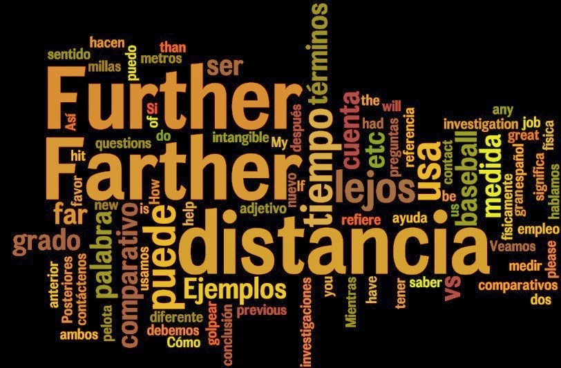 Diferencia entre "farther" y "further", el comparativo del adjetivo ...