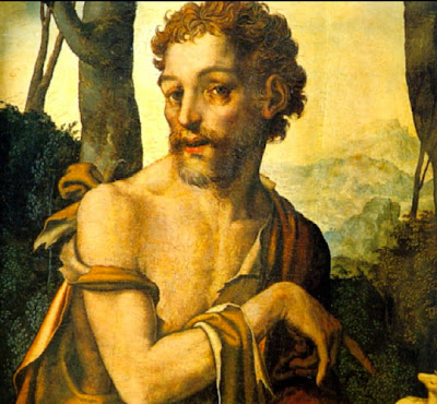 Retablo del "Divino Morales": San Juan Bautista