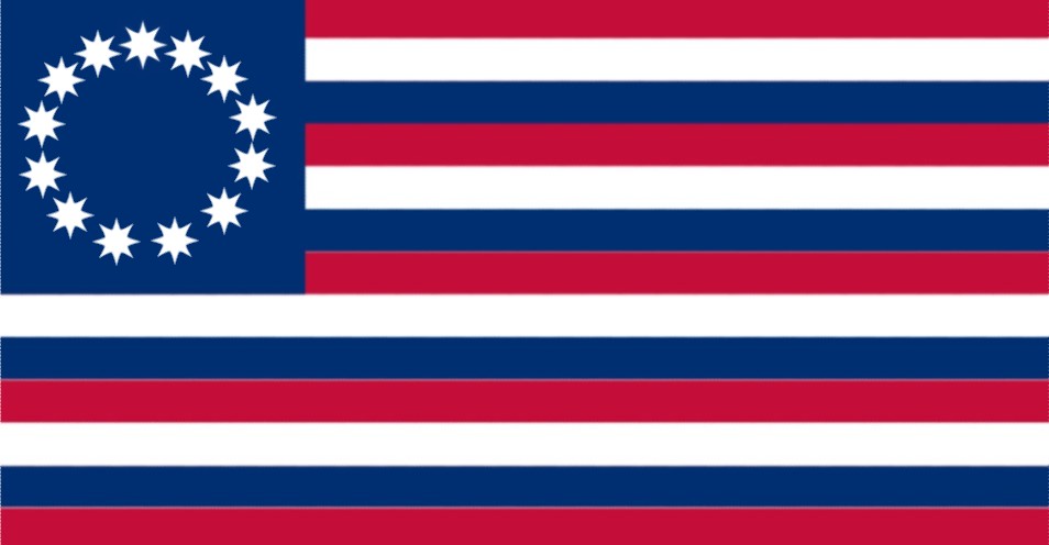 President Trump's proposed new US flag. (Columbus, Ohio, 2018) : r ...