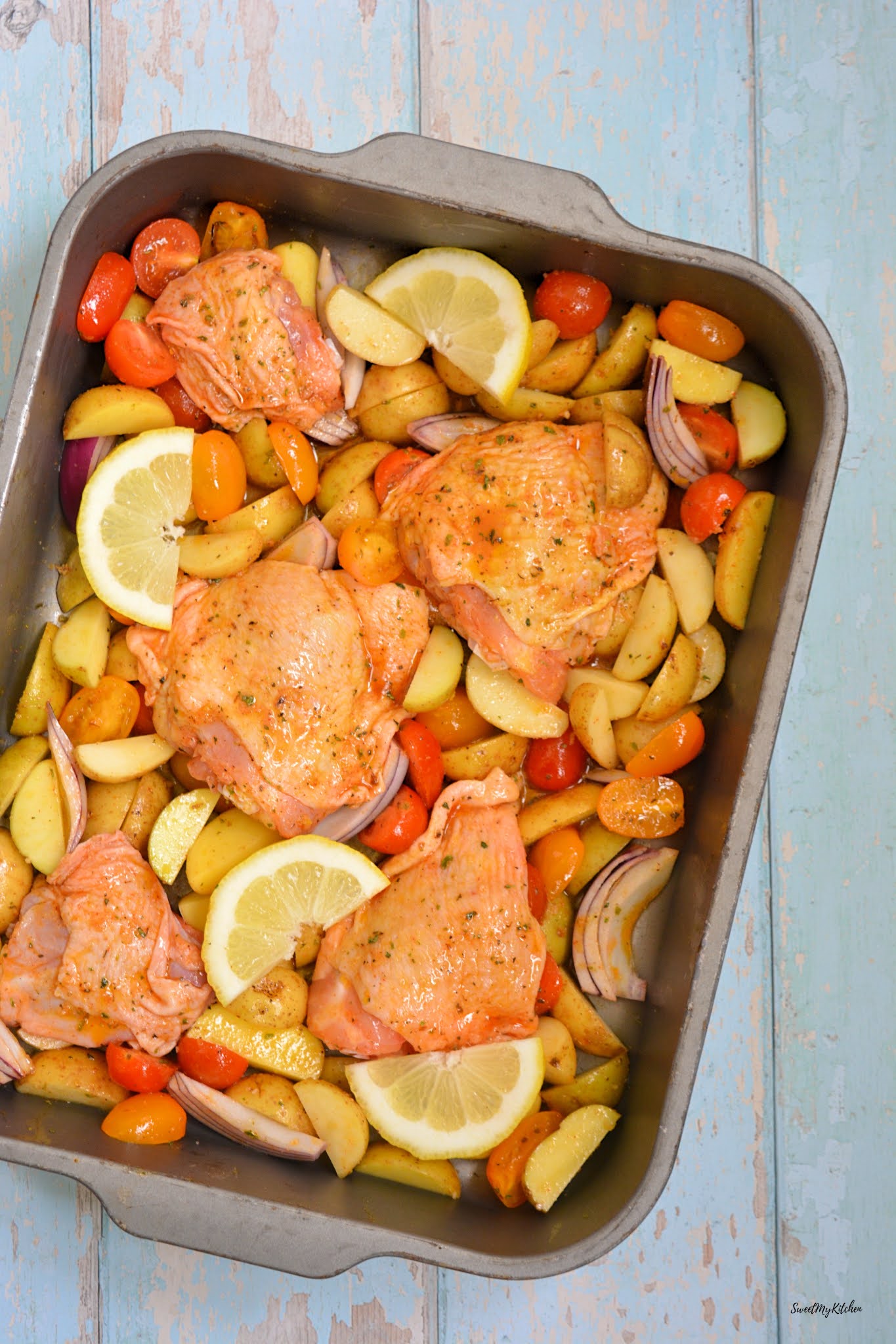 Sweet my Kitchen: Frango Grego