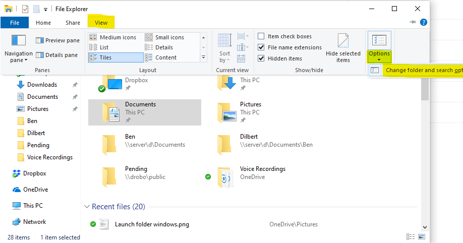Ben's Blog: Windows 10 1903 Explorer Windows