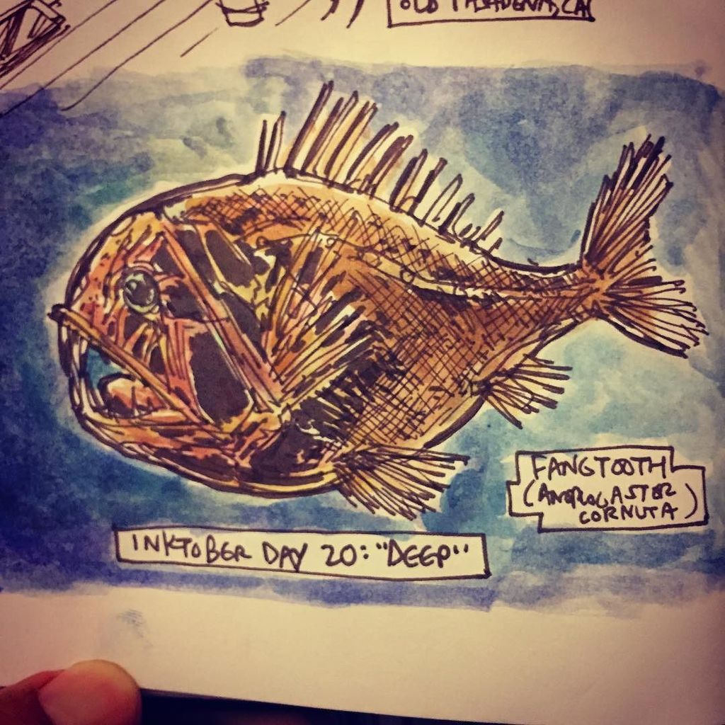 Inktober Challenge and Daily Drawing Challenge, Part 2