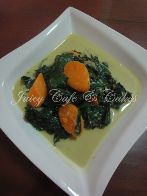 JUICY CAFE: MASAK LEMAK DAUN TURI & KELEDEK