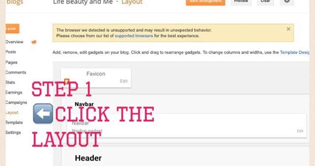 Life Beauty and Me: How To Add Social Media Icon To Your Blogger Account