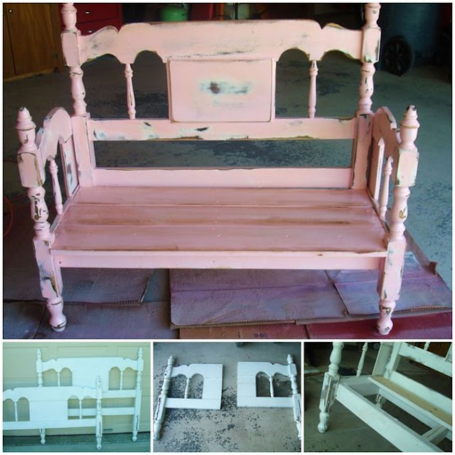style to move blog: Very Cool DIY - A Headboard Bench