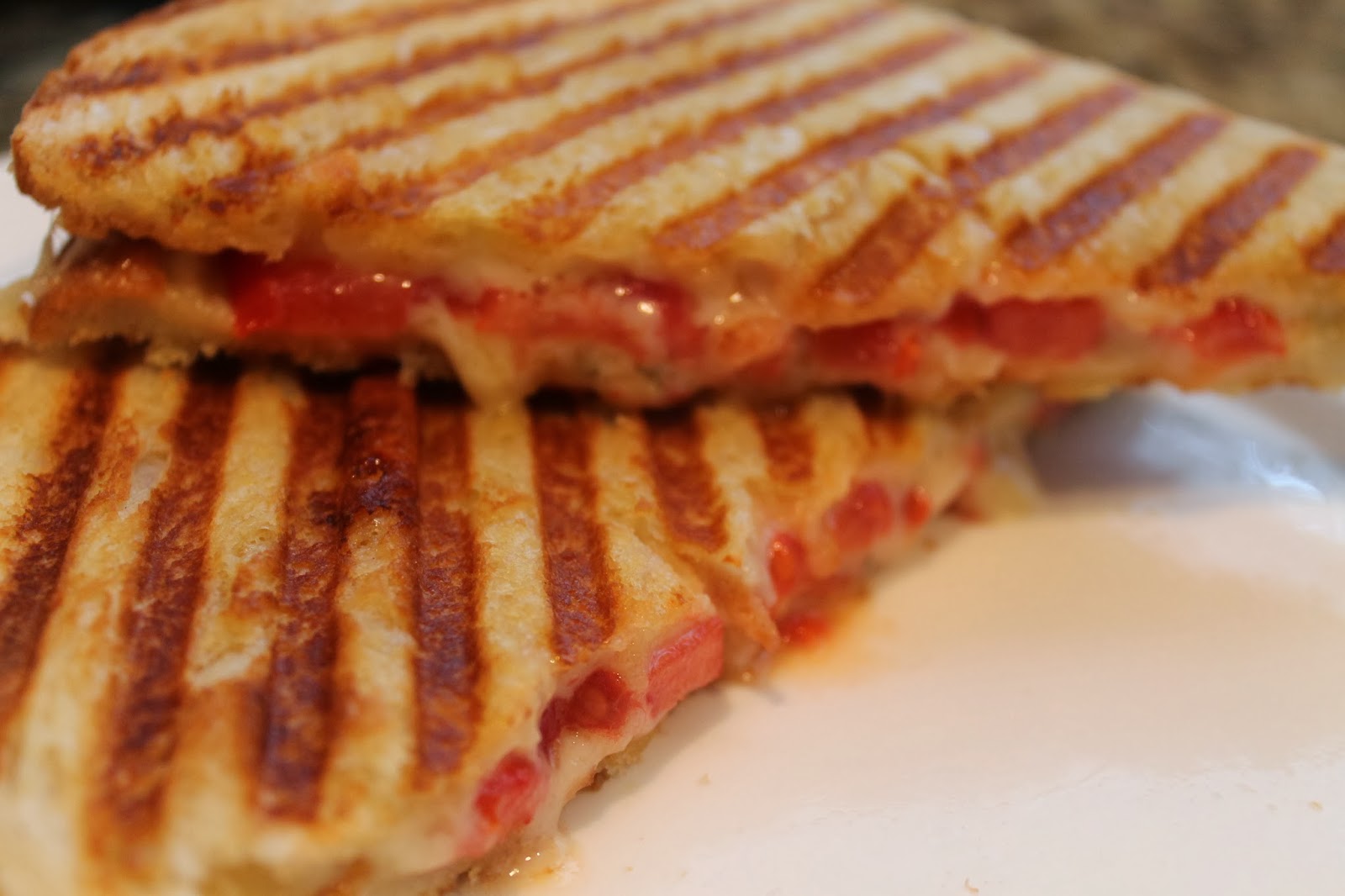 Notes from the Nelsens: Grilled Cheese and Tomato Panini