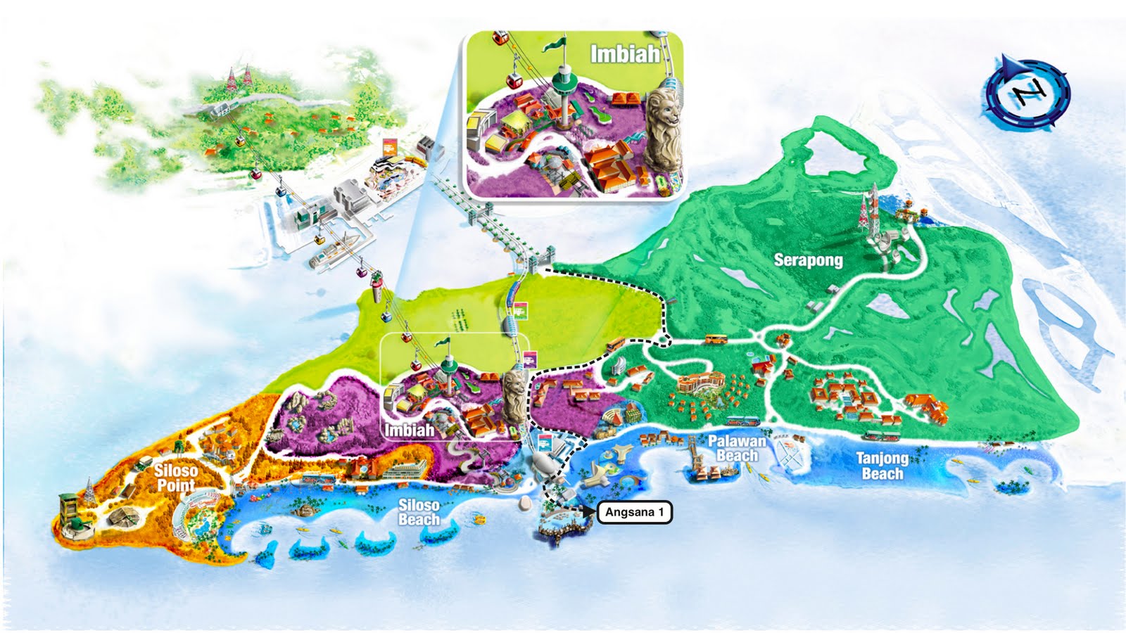 Holiday to Singapore and southeast Asia: SENTOSA/UNIVERSAL STUDIO
