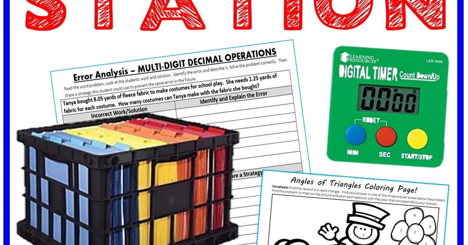 Exceeding the CORE: Must-Haves for Your Math Stations