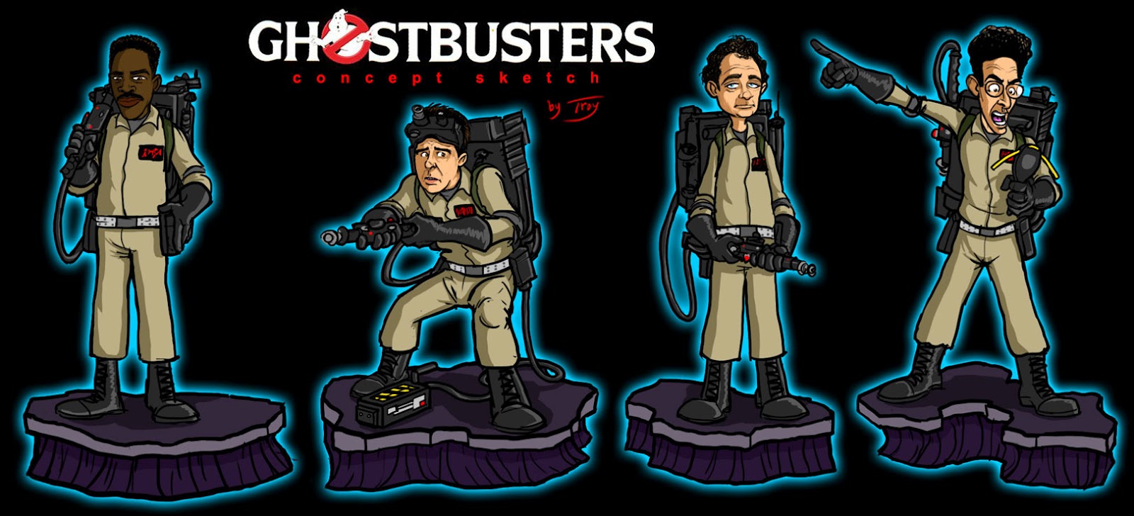 Contact Prod : Production Blog: The ghostbusters animated