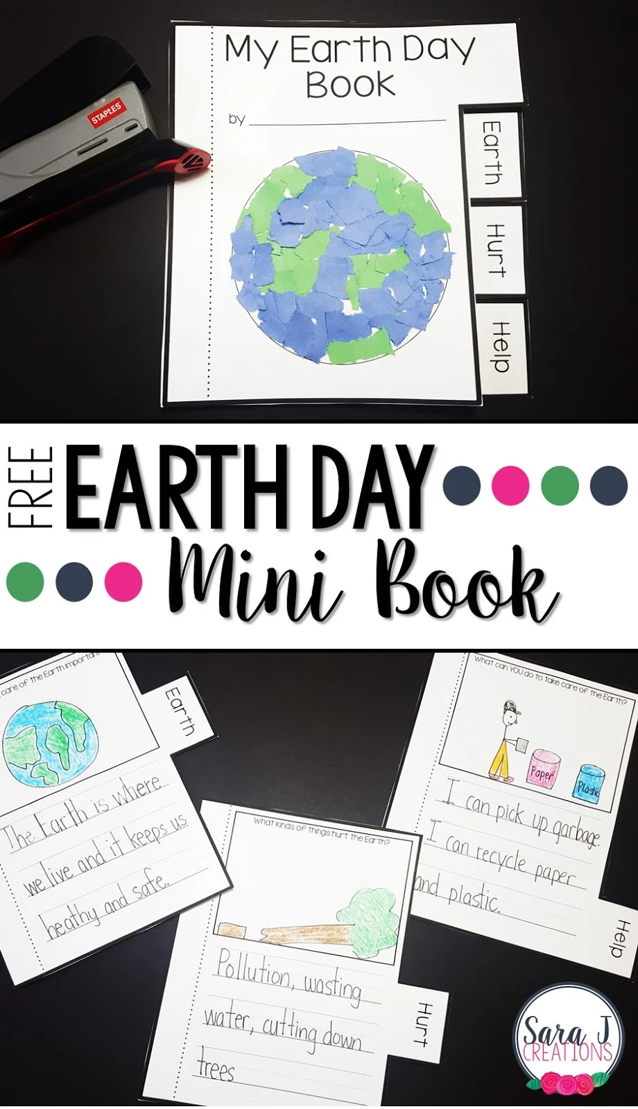 Earth Day Mini Book | Sara J Creations