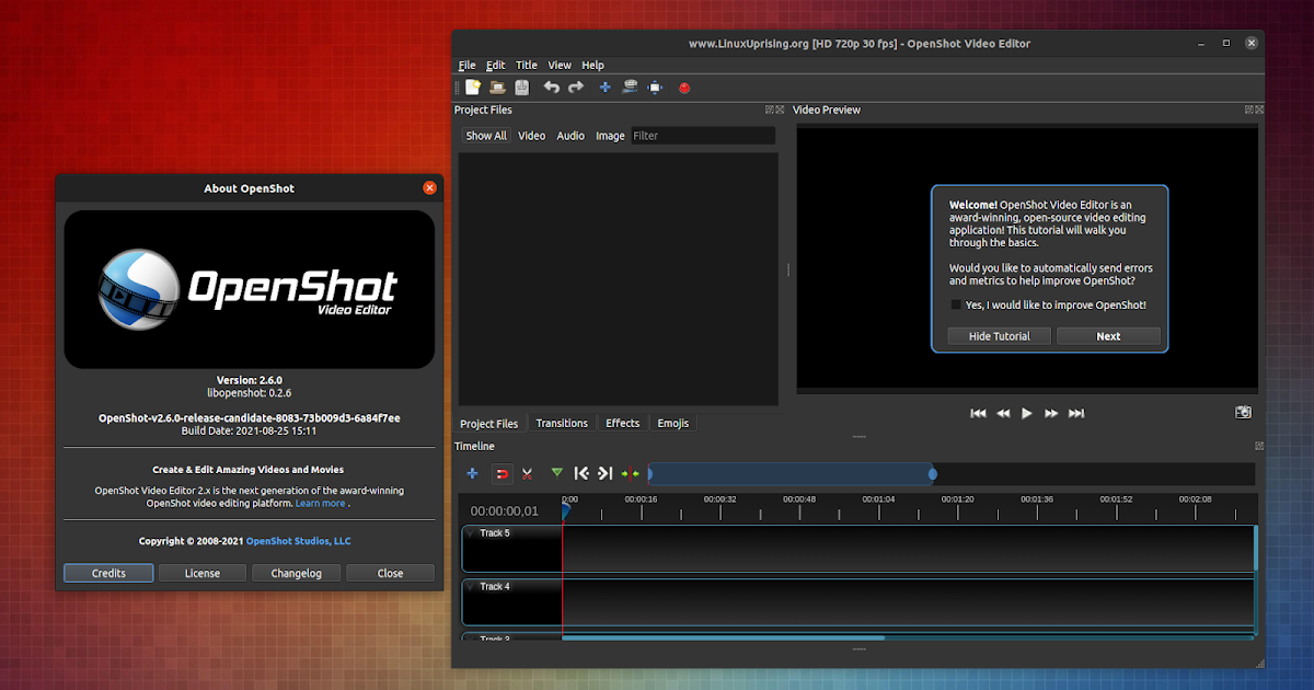 OpenShot Video Editor 2.6.0 Released With New Computer Vision / AI Effects, Audio Effects, More ...