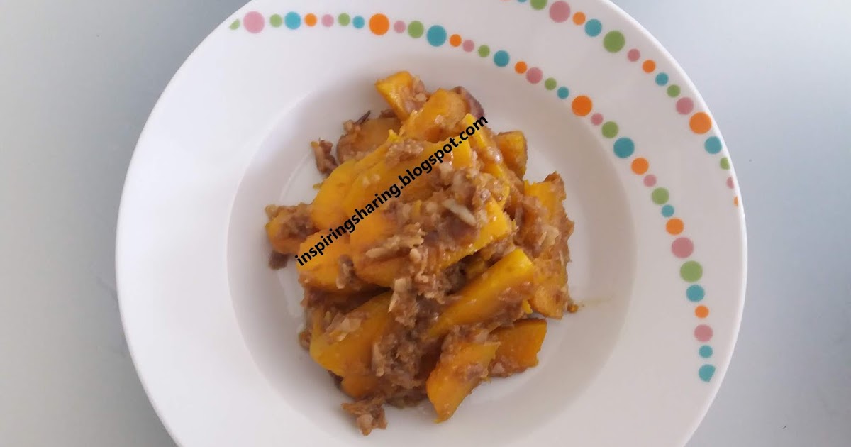 Resepi Labu Kuning Goreng Ikan Bilis