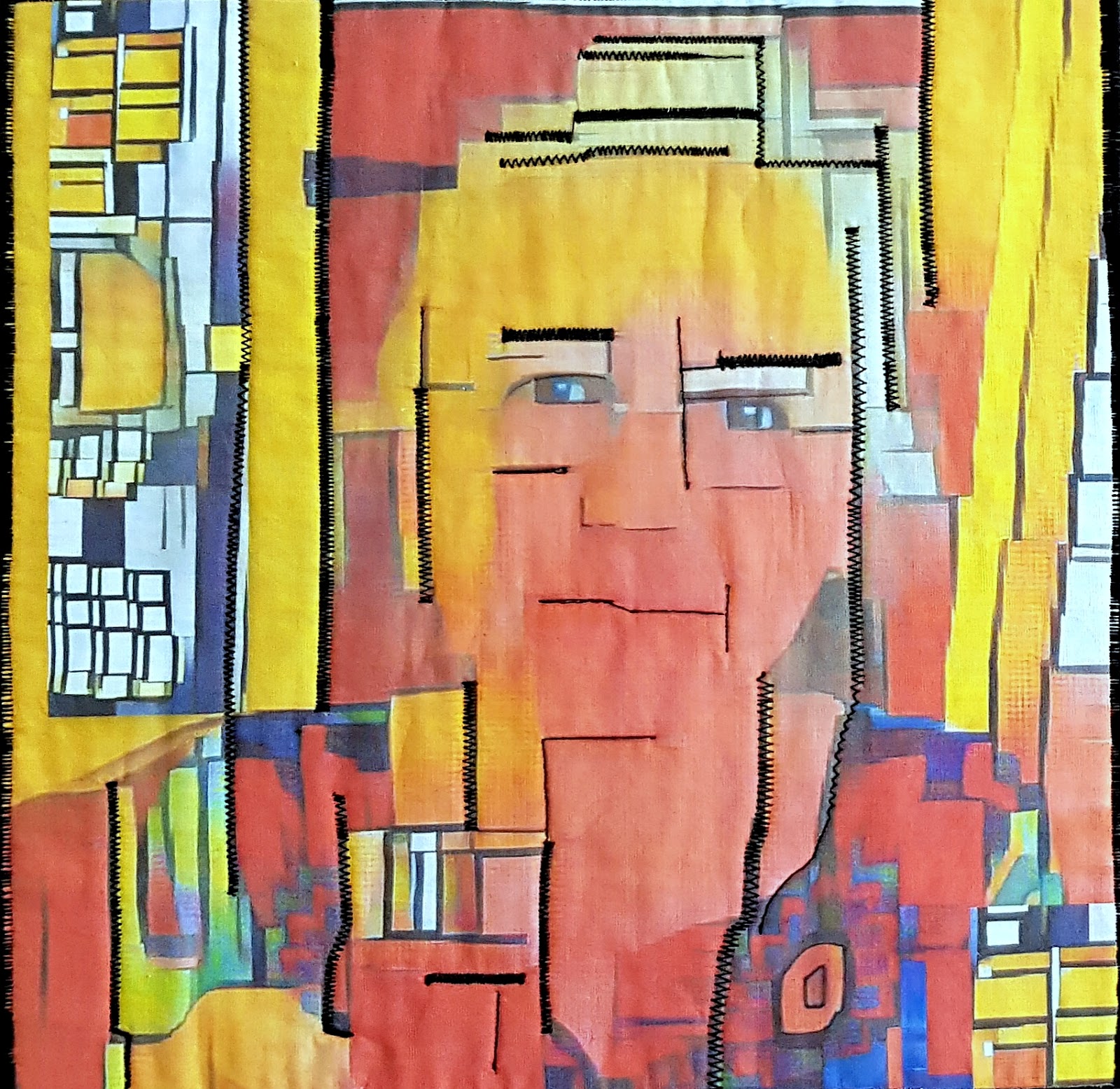 Petit Patch Smaranda: Mon "Autoportrait à la manière de Mondrian", à l ...
