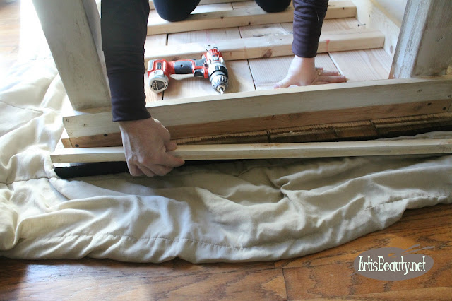 ART IS BEAUTY: Updating the Legs of my DIY Build it Yourself FARMHOUSE ...