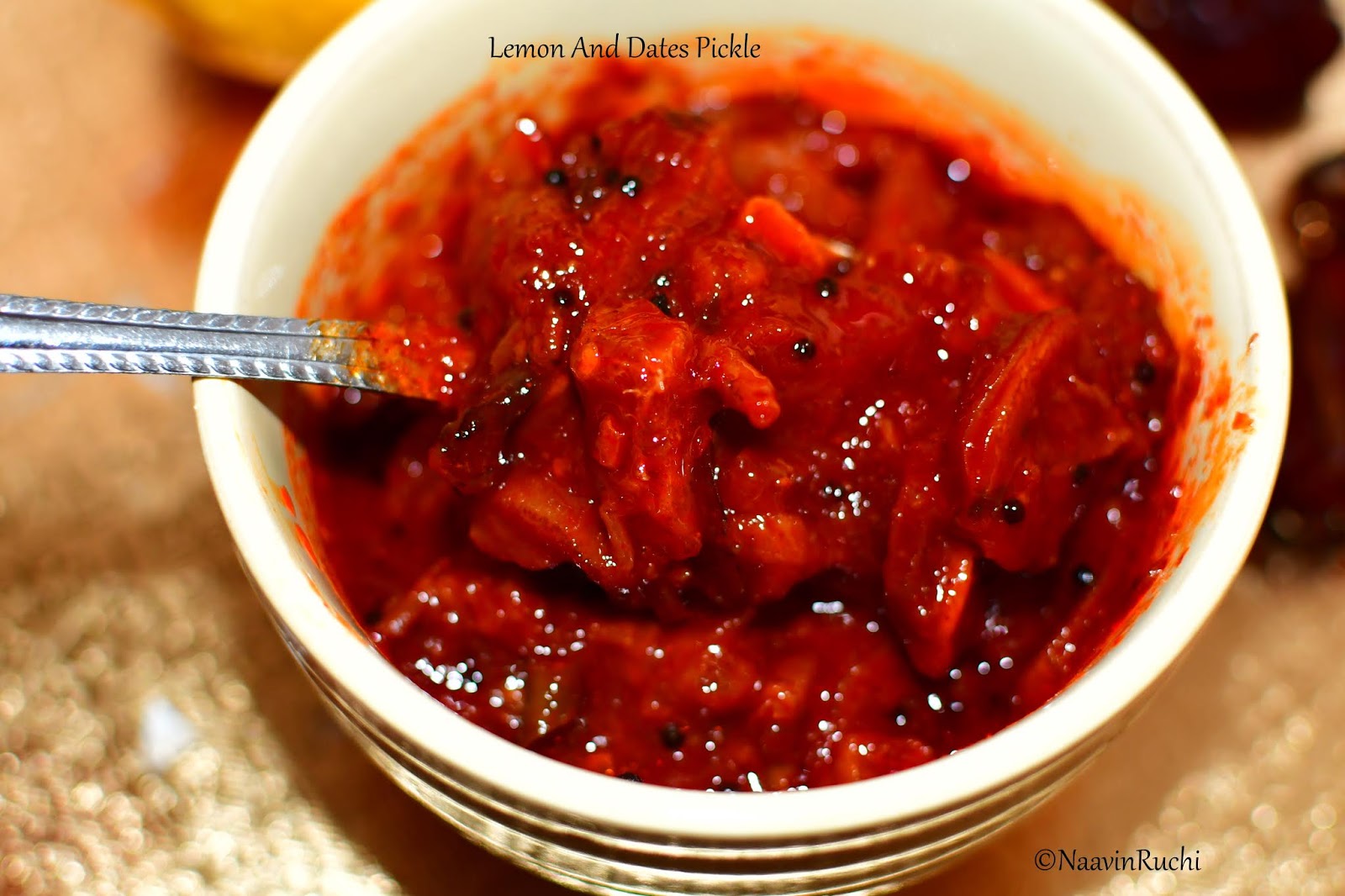 Lemon and Dates Pickle