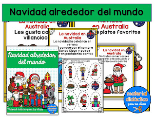 La Navidad alrededor del Mundo - Material Didactico para tus clases