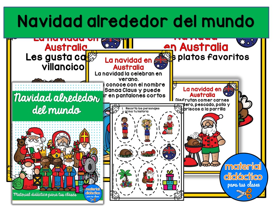 La Navidad alrededor del Mundo - Material Didactico para tus clases