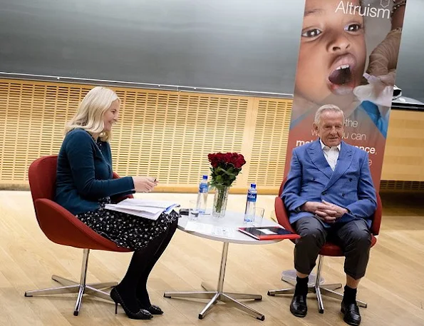 Crown Princess Mette Marit visits NTNU in Trondheim