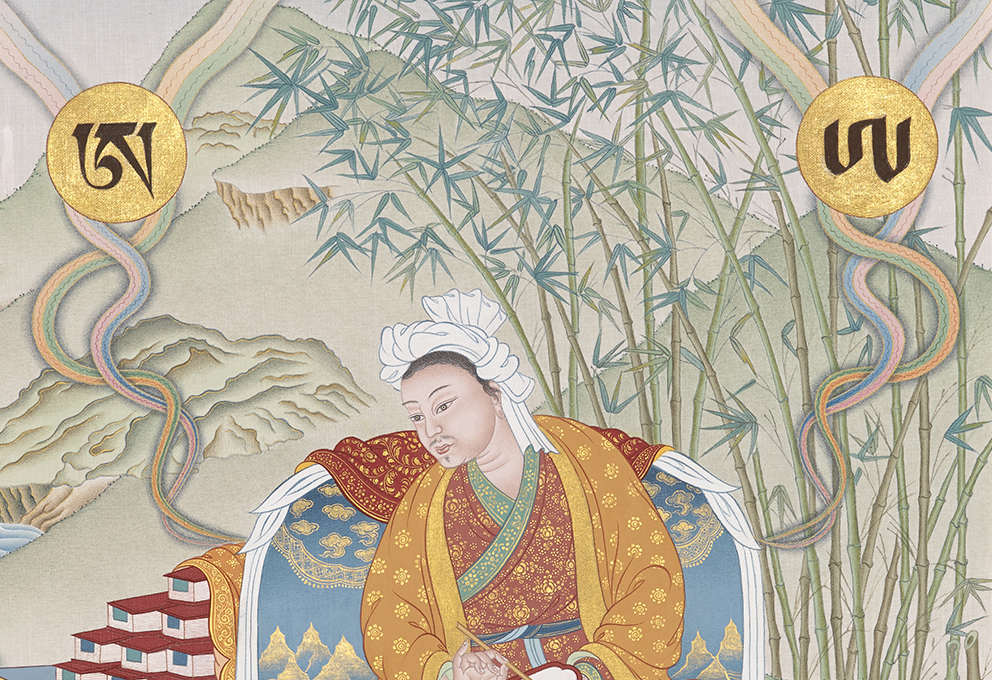 RELATED TIBETAN SCRIPTS: Thönmi Sambhota Thangka