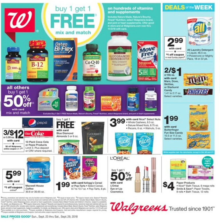 Walgreens Ad September 23 - 29 Now Available!