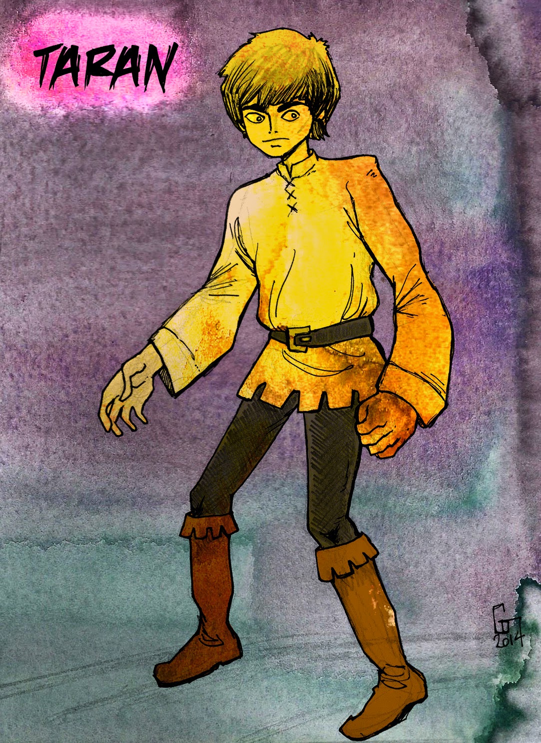GABEOSTLEY.COM: 'The Book of Three' character designs