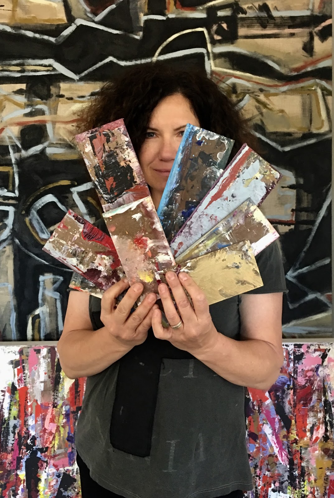 Chasing Santa Fe: A FORCE OF NATURE - ABSTRACT ARTIST ROSE MASTERPOL