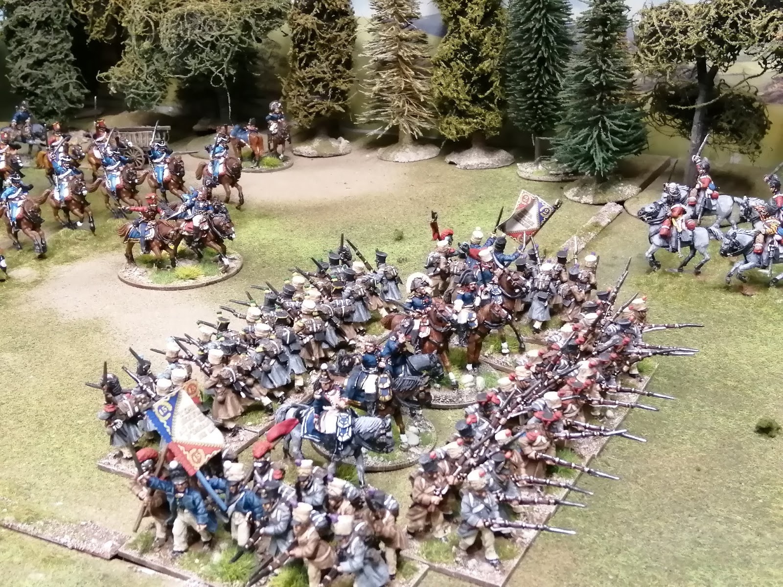 Metal Mercenaries: 28mm Napoleonic Cavalry & French Square for 1815