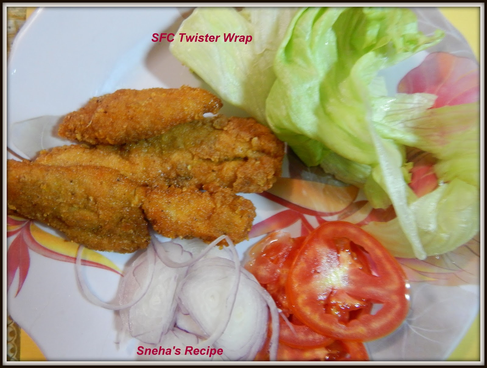 SFC Twister Wrap - Sneha's Recipe