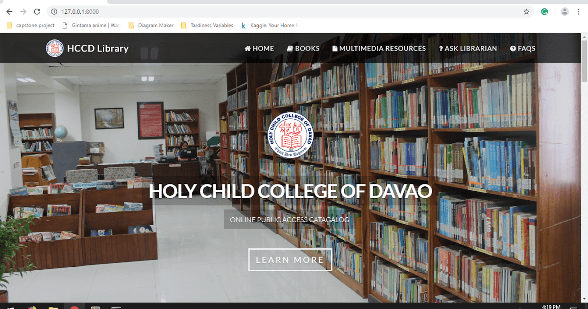 Library Management System and OPAC | IT CS Project