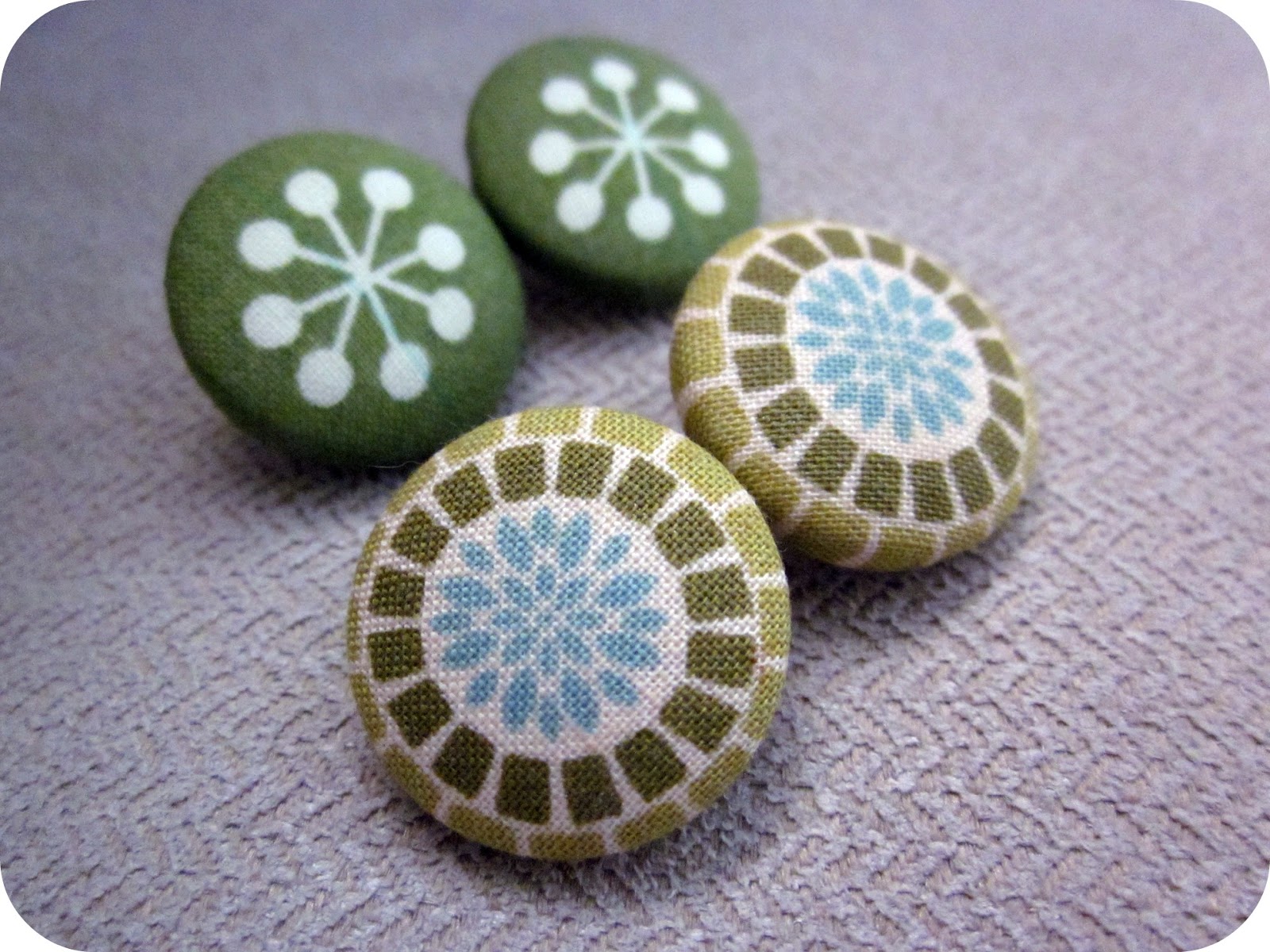 TristinandCompany: Cute-as-a-button DIY Earrings