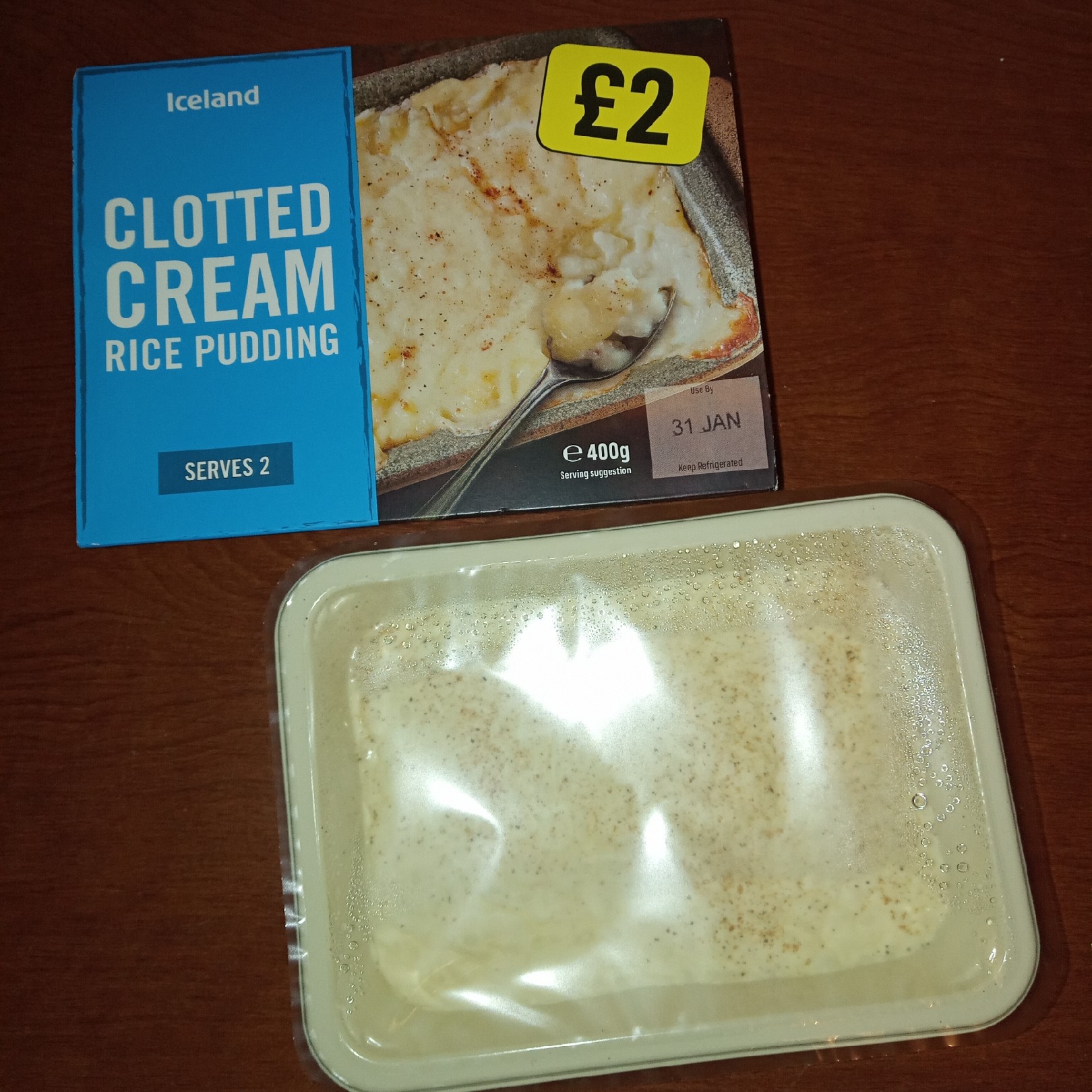 Supersupergirl's Food Reviews: Iceland's Clotted cream Rice Pudding review