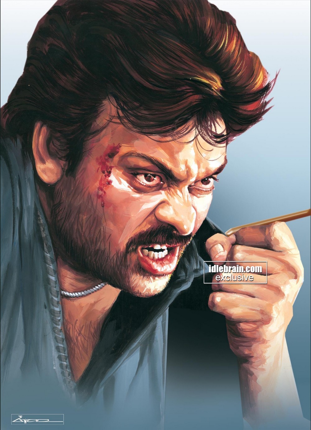 Tollywood All-in-One: Chiranjeevi Painting Pictures