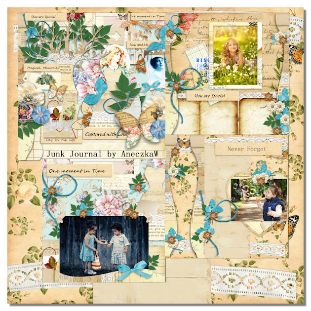 New kit ! Junk Journal and Junk Journal Freebie tags