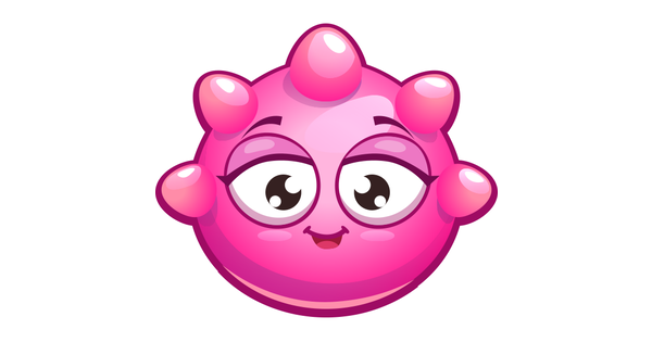 Bumpy Pink Smiley | Symbols & Emoticons