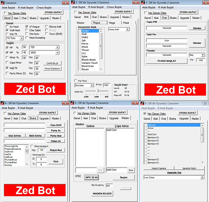 Knight Online Güncel Koxplar: Knight Online ZedBot pvp usko steamko