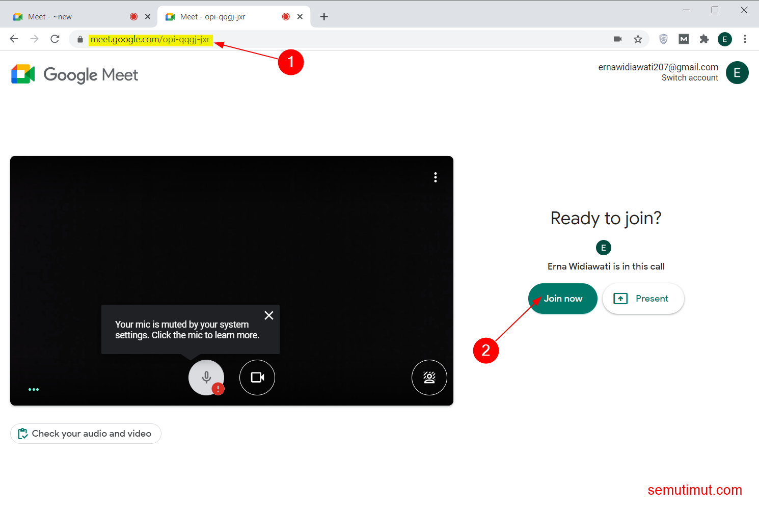 Tutorial Membuat Link Gmeet untuk Pemula - Secarik Tulisan Bermanfaat
