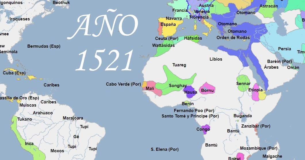 Historia Universal para principiantes: Cronología universal (1521-1540)