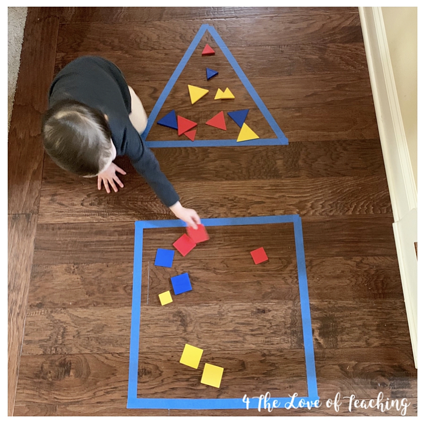 Shape Sort - For the Love of Teaching