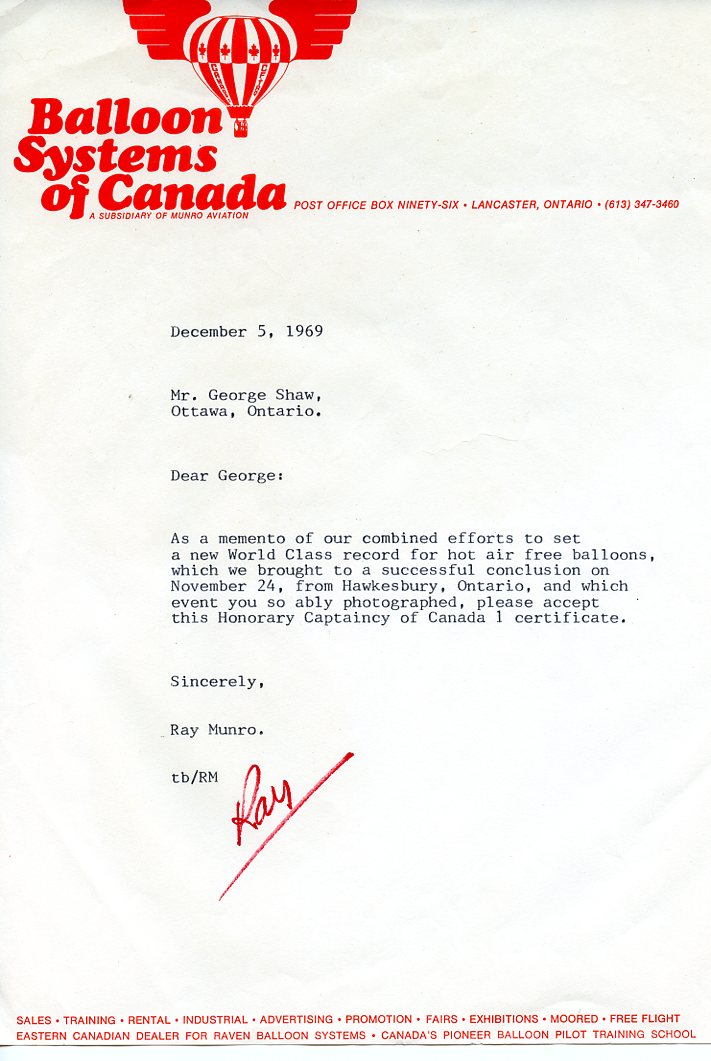 savecfbrockcliffe's blog: My collection of Ray Munro photos and a letter.