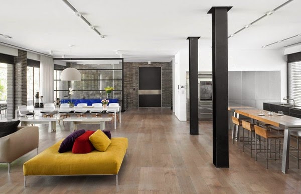 Wide Open Plan with Interesting Elements | Home Patterns