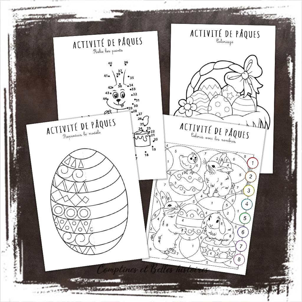 Activité : Graphisme de Pâques - Comptines et Belles Histoires