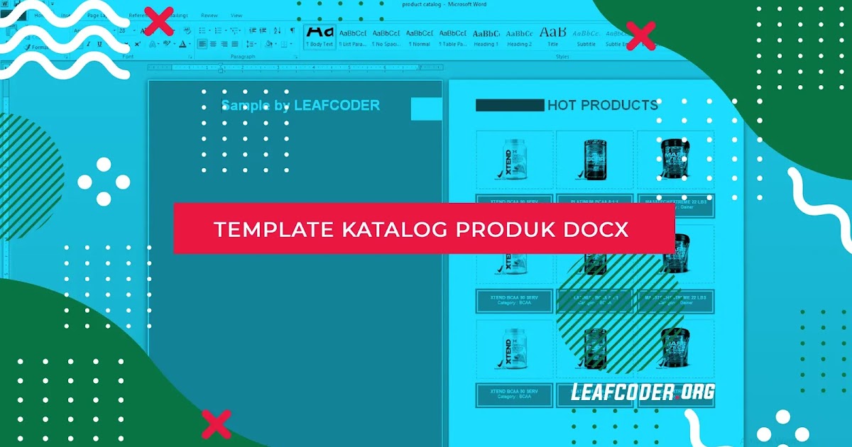 Contoh dan Download Template Katalog Produk DOCX - Digital Solutions by ...