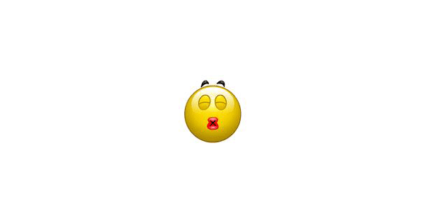 Smooching Smiley Face | Symbols & Emoticons