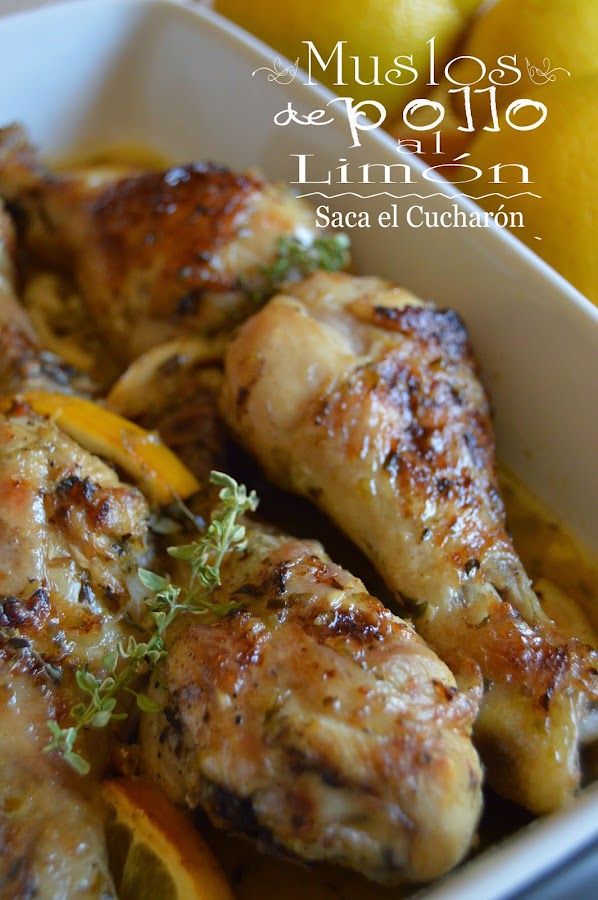 Muslos de pollo al limón | Cocina
