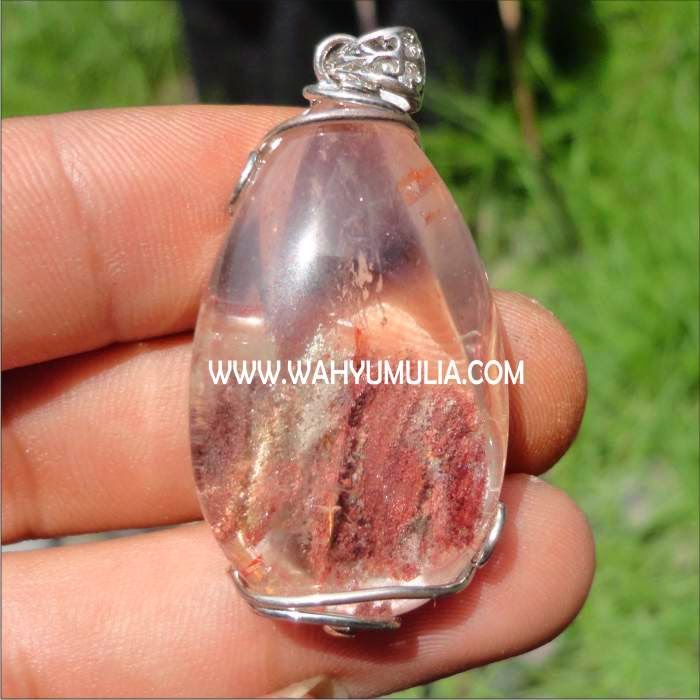 Batu Liontin Antik Phantom Quartz (Kode:168) , Toko Batu Permata , Jual ...